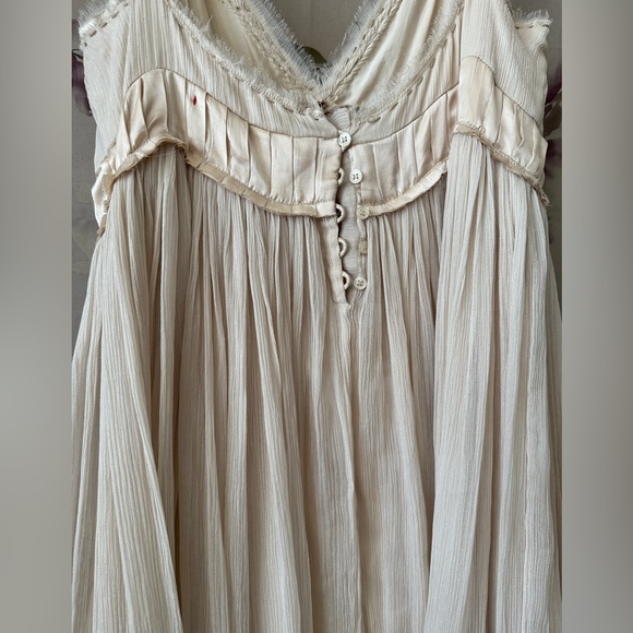 DIABLESS | Dresses | French Silk Chiffon Amazing Summer Lunch Party Dress Pastel Color Detail ...